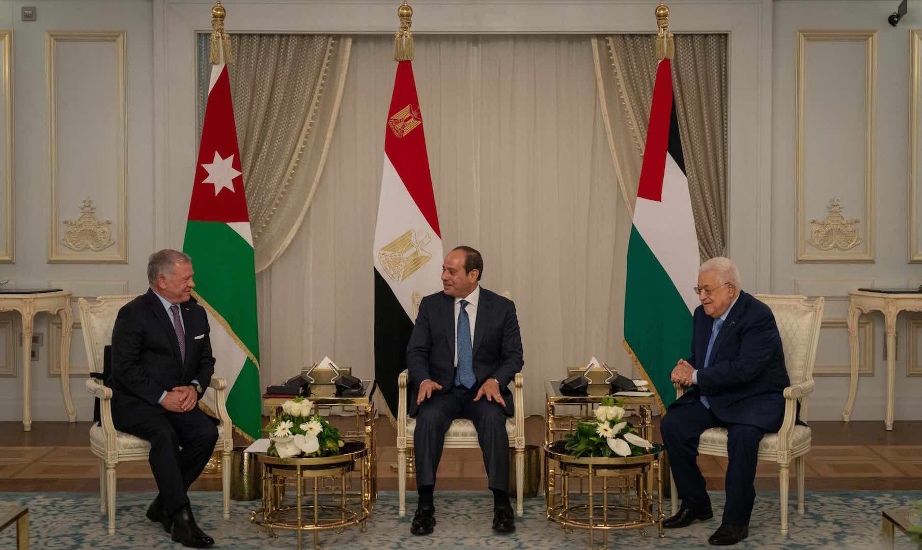قمة ثلاثية تاريخية في العلمين لدعم المصالح الفلسطينية - مرحباُ كويت ...